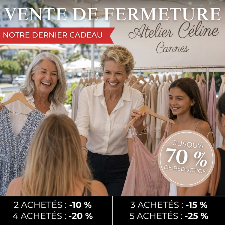 Robes à fleurs – Atelier Céline Cannes